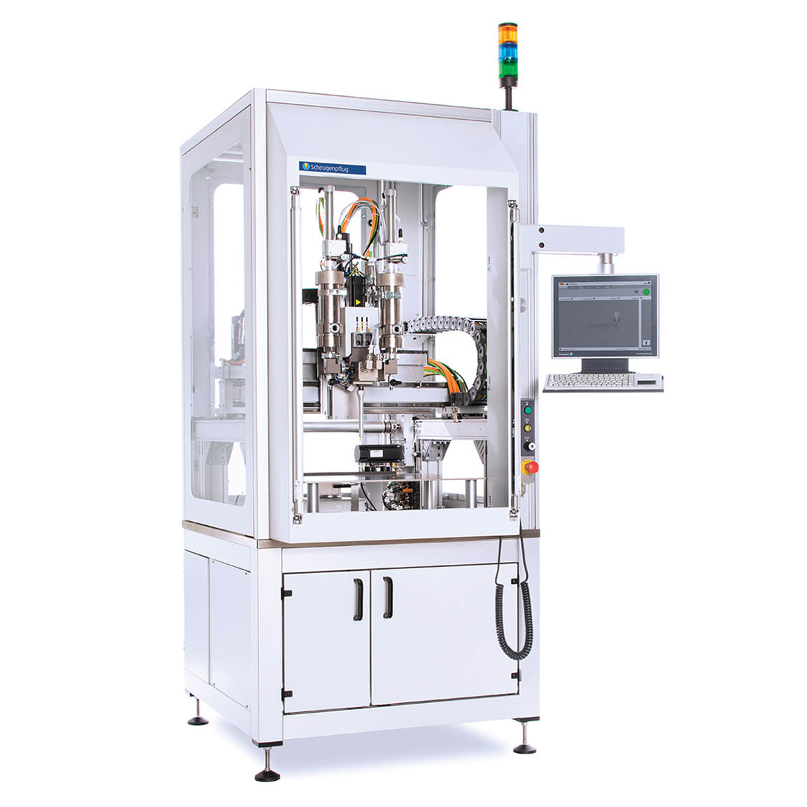 Robot de dosage en ligne pour applications de potting | Accelonix